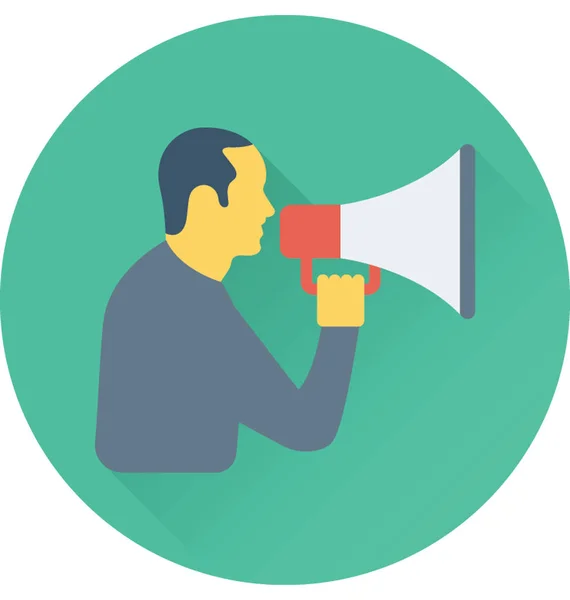 22 Megaphone facing Stock Illustrations | Depositphotos