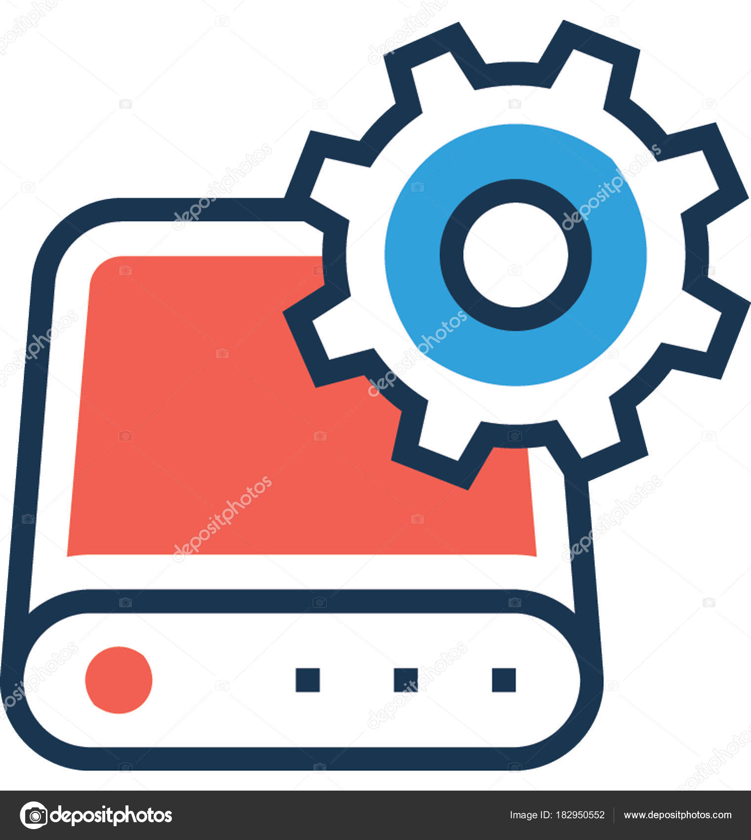 Data Processing Vector Icon Stock Vector Image by ©prosymbols #182950552