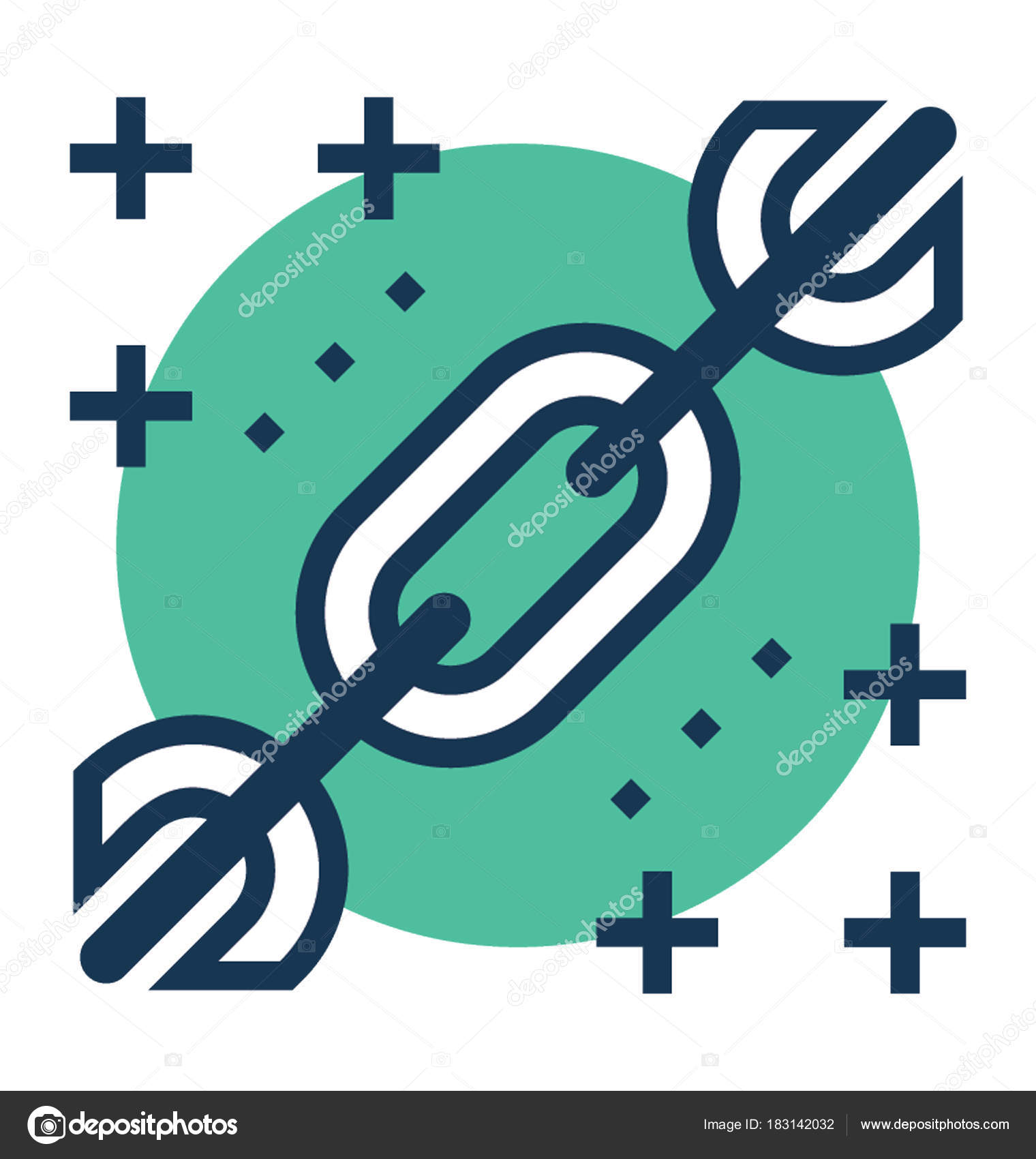 Back Link Vector Icon Stock Vector Image by ©prosymbols #183142032