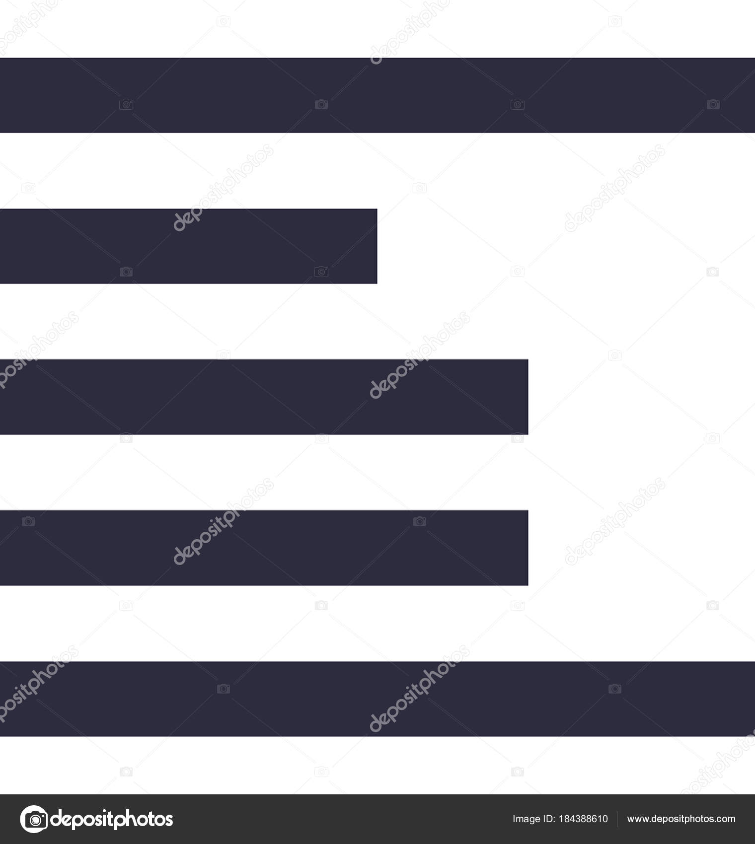 Left Align Vector Icon Stock Vector Image by ©prosymbols #184388610