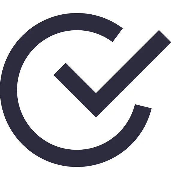 Tick Flat Vector Icon Stock Vector by ©prosymbols 183937112