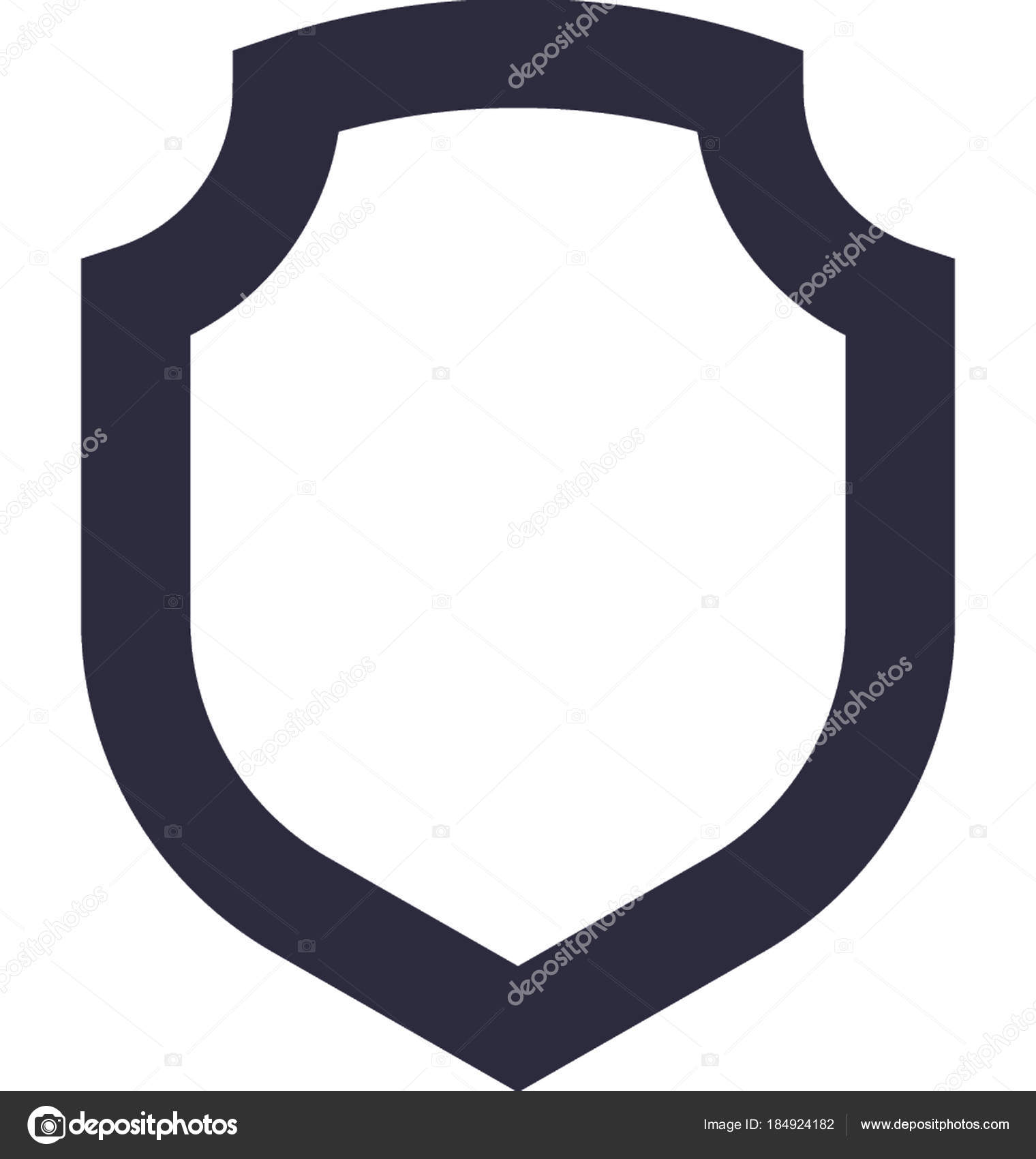 Shield Flat Vector Icon Stock Vector by ©prosymbols 184924182