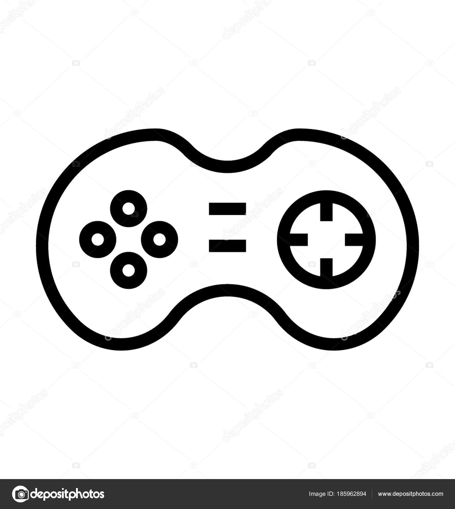 Game pad Vector Icon Stock Vector by ©prosymbols 185962894
