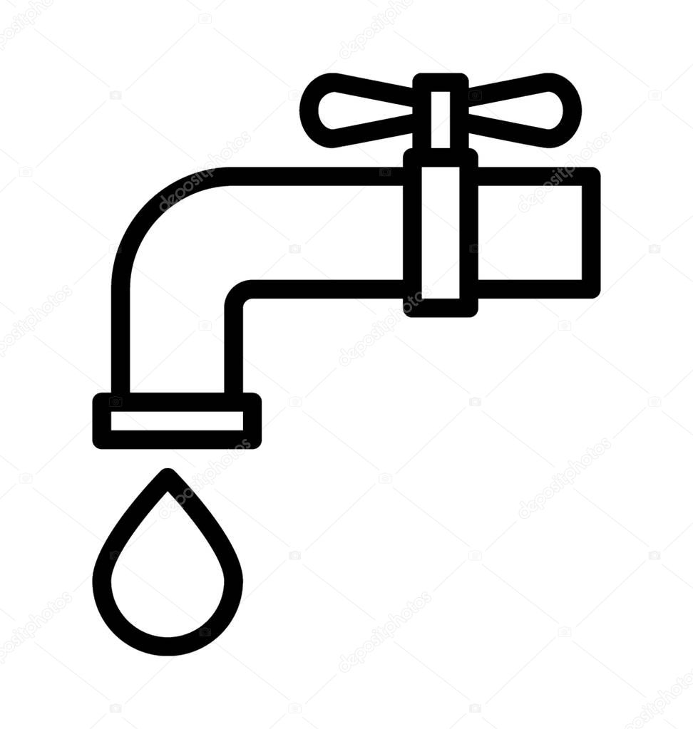 Agua Grifo Vector Icono Vector de stock por ©prosymbols 186416046