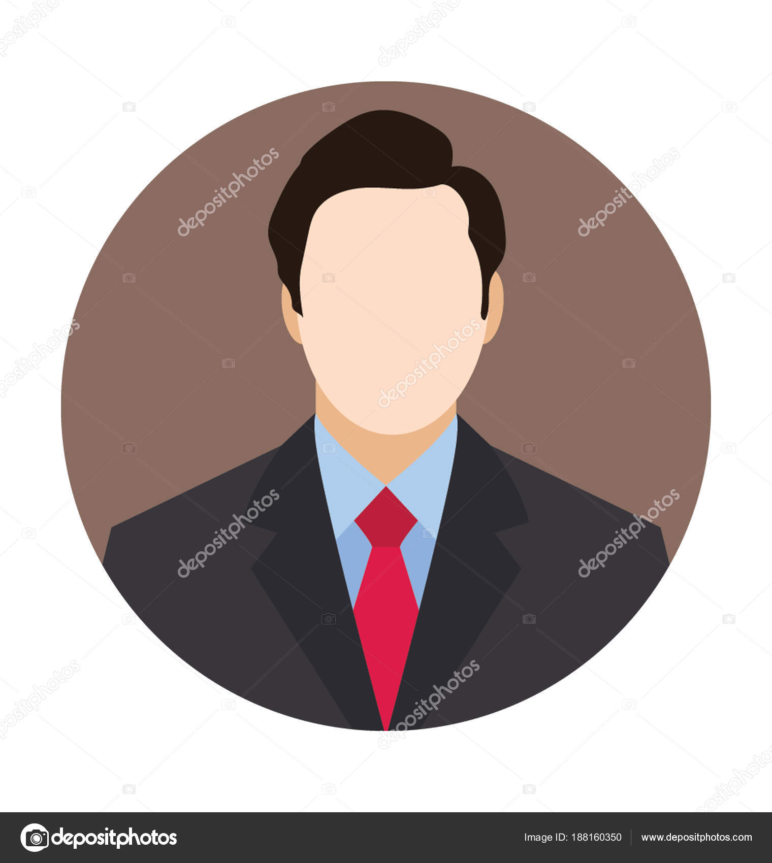 Boss Flat Vector Icon Stock Vector Image by ©prosymbols #188160350