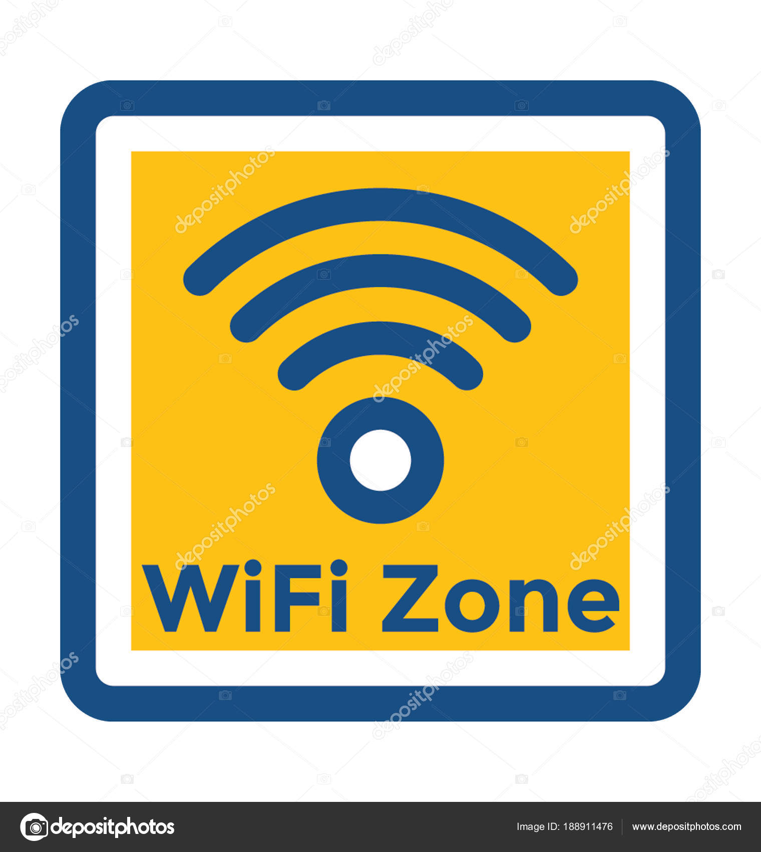 Wifi Zone Stock Vector Image by ©prosymbols #188911476