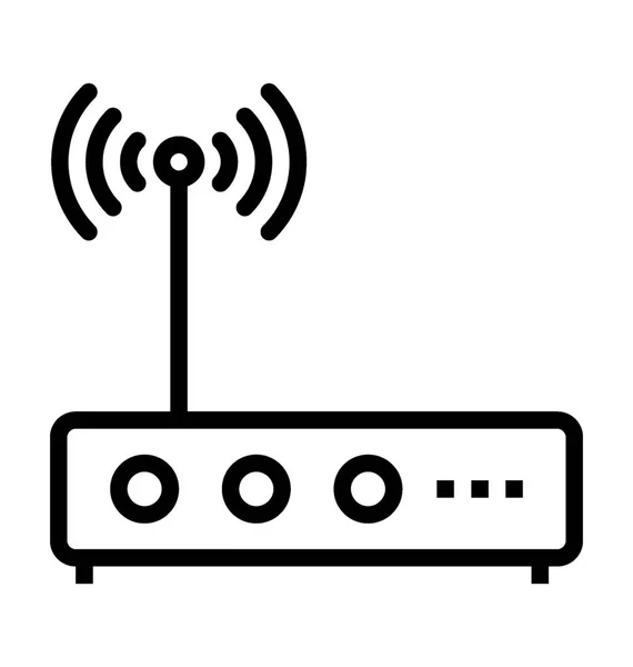 Wifi Router Vector Icon Stock Vector Image by ©creativestall #178380362