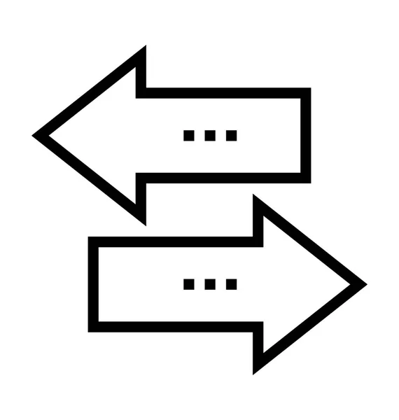 Two Reversible Arrows Error Signare Symbolizing Update Error Concept ...