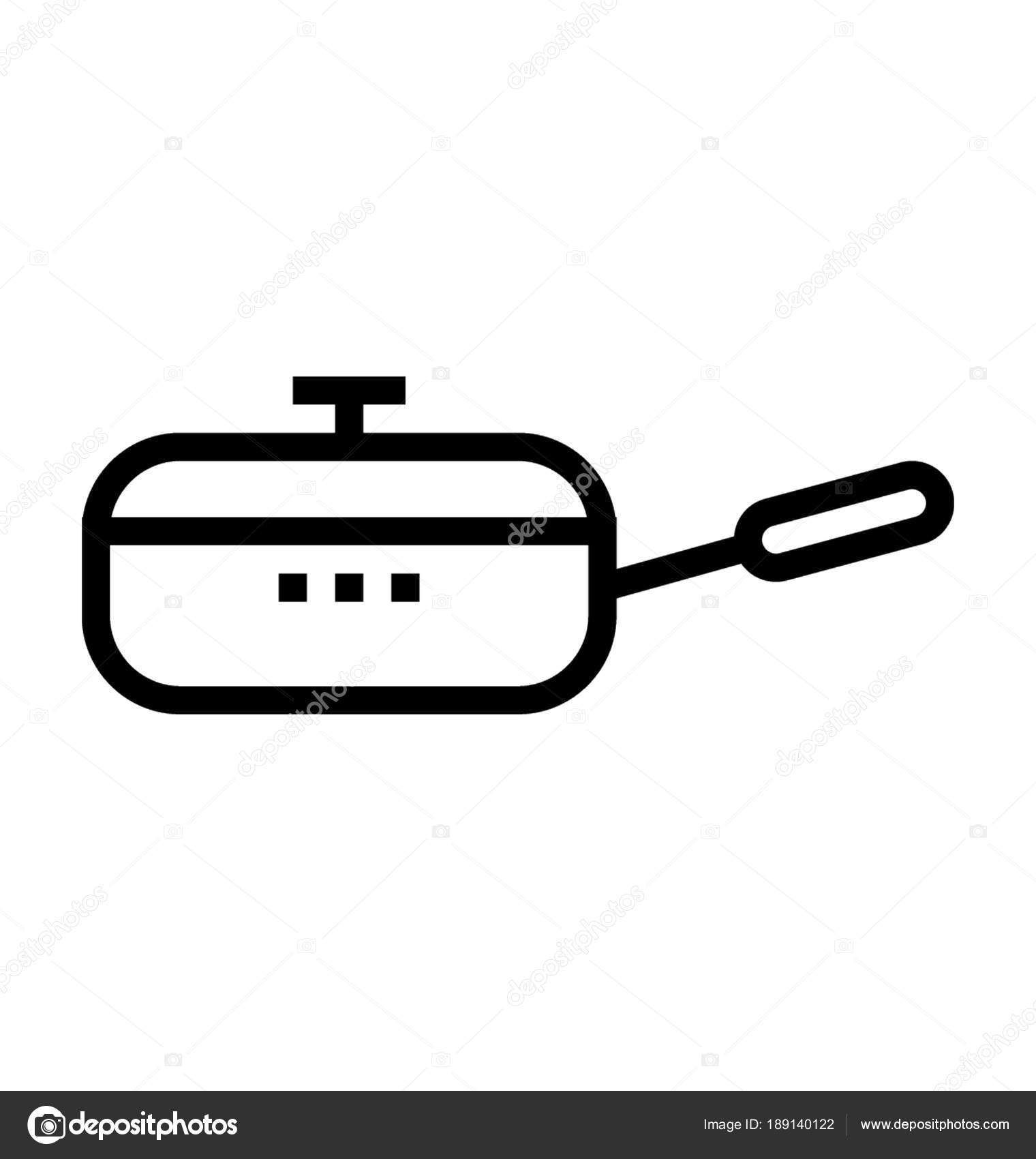 Sartén Vector de stock #189140122 de ©prosymbols