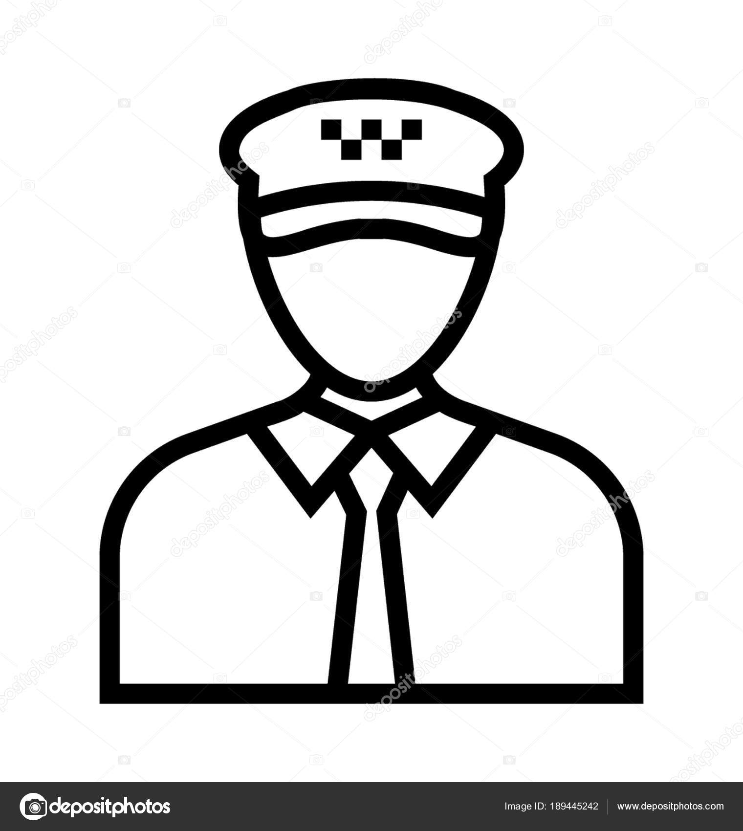 Pilot Line Vector Icon Stock Vector by ©prosymbols 189445242