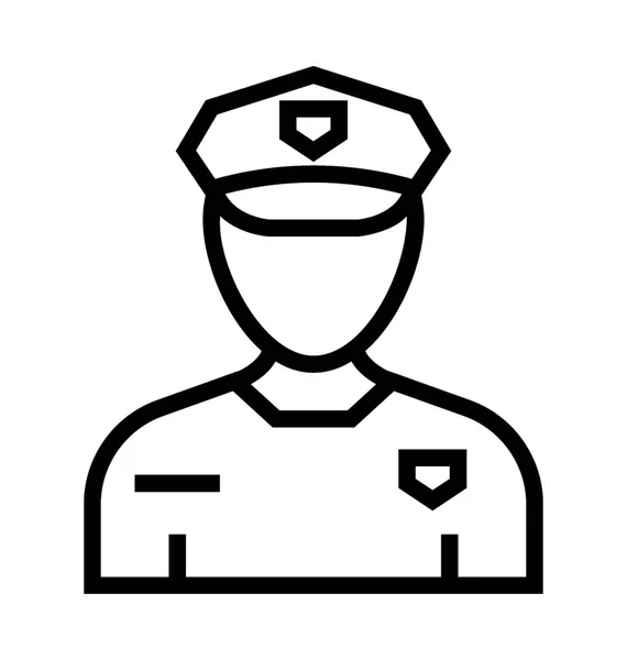 Pilot Line Vector Icon Stock Vector by ©prosymbols 189445242