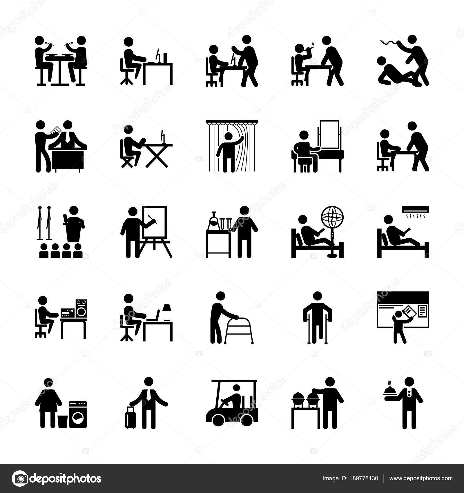 Piktogramm Zeichen Vektorsymbole Stock Vector by ©prosymbols 189778130