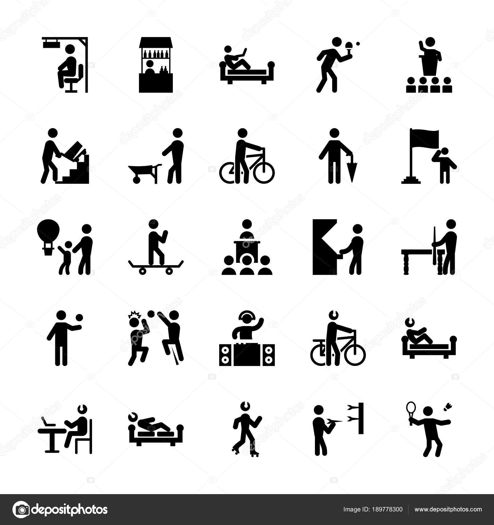 Piktogramm Zeichen Vektorsymbole Stock Vector by ©prosymbols 189778300