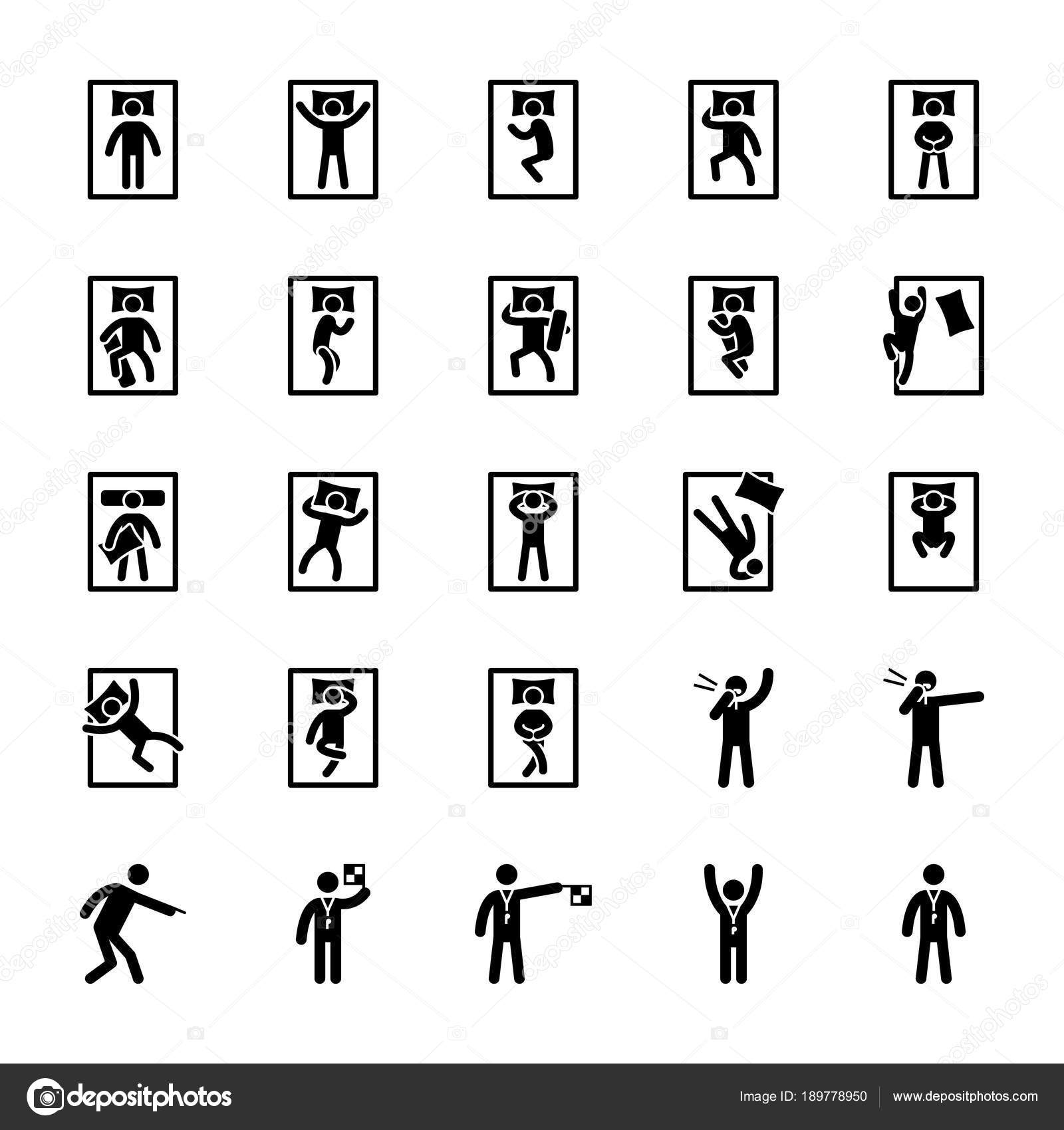 Pictogram Glyphs Vector Icons Stock Vector Image by ©prosymbols #189778950