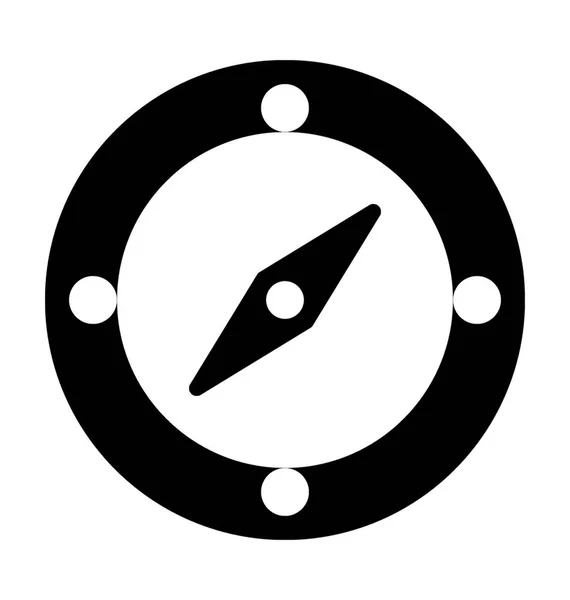 Compass Colored Vector Icon Stock Vector Image by ©prosymbols #220093602