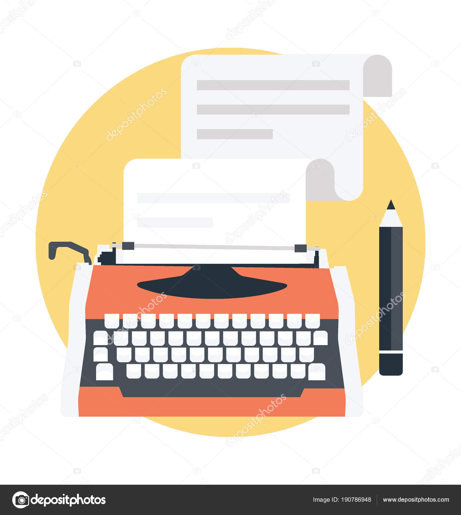 Vector Illustration Content Writing Stock Vector Image by ©prosymbols ...