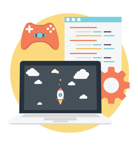 Vector illustration of game development | Stock Images Page | Everypixel