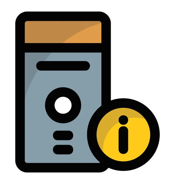 Circle Sign Depicting Information Symbol Stock Vector Image by ...