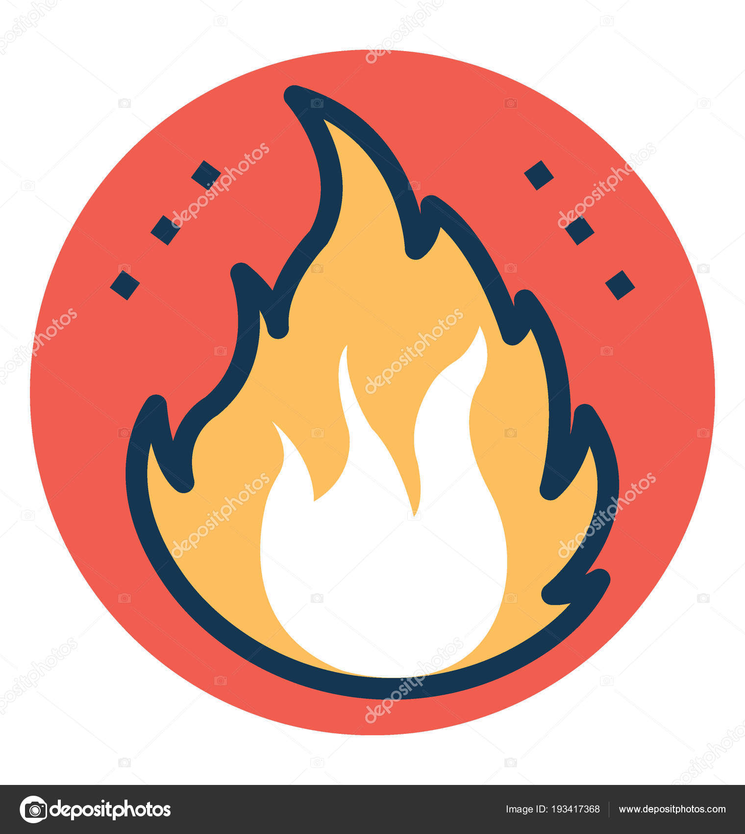 Gas Flaring Natural Gas Industrial Processing Stock Vector Image by ...