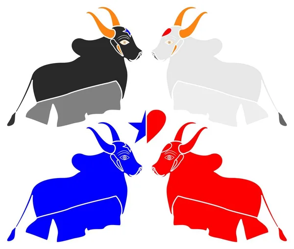 Logotipo de boi Vector Art Stock Images | Depositphotos