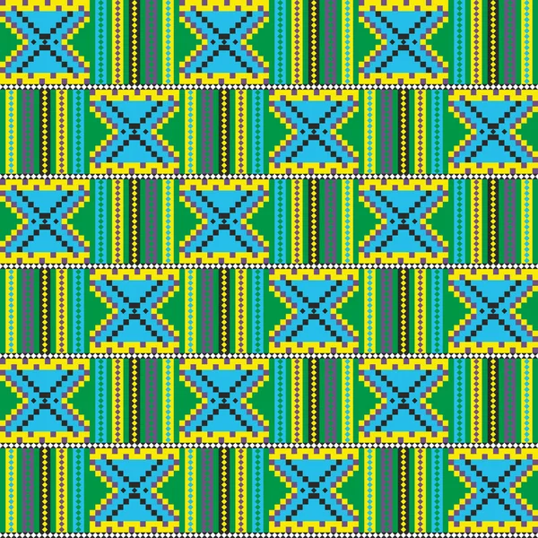 Kente Cloth African Textile Ethnic Seamless Pattern Tribal Geometric ...
