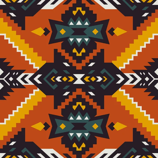 Native American Southwest Aztec Navajo Seamless Pattern Tribal ...