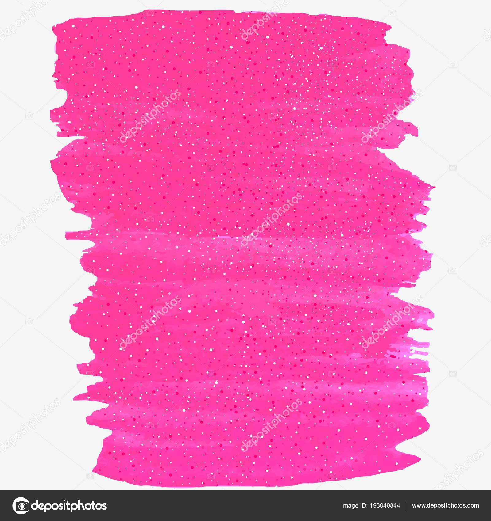 Bright Pink Watercolor Vector Spot White Background Stock Vector by ...