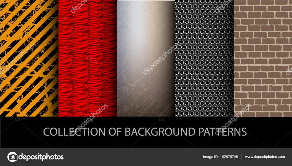 Collection set of patterns Stock Vector Image by ©PanaceaDoll #162875748