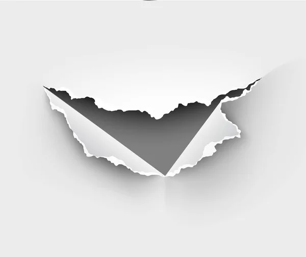 Gray Ripped Open Paper Transparent Background Torn Paper Sheet Paper ...