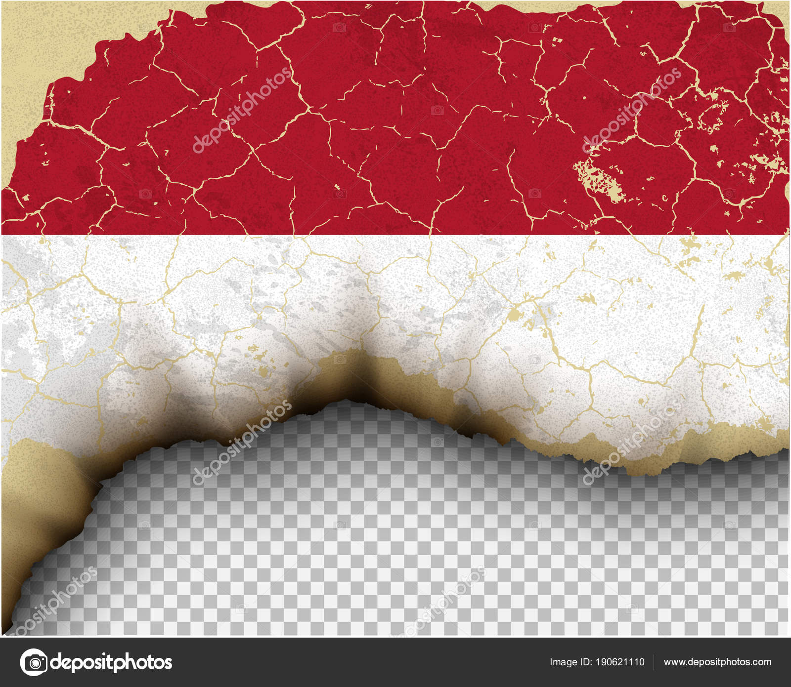 Cracked Monaco Flag Transparent Background Stock Vector by ©PanaceaDoll ...