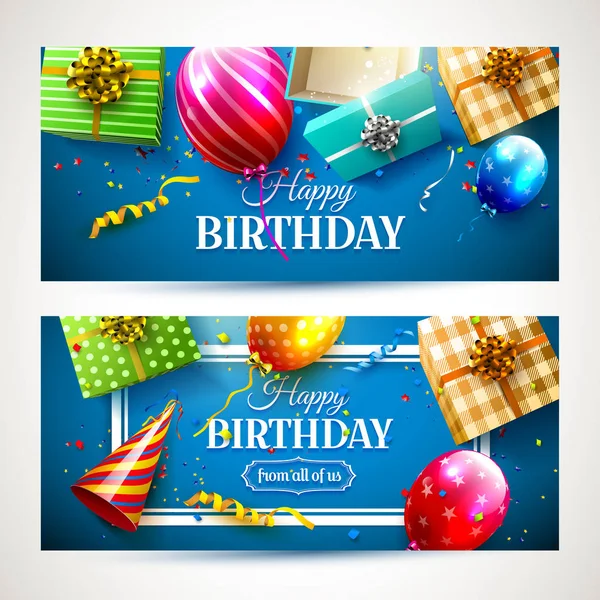 Birthday party background Vector Art Stock Images | Depositphotos