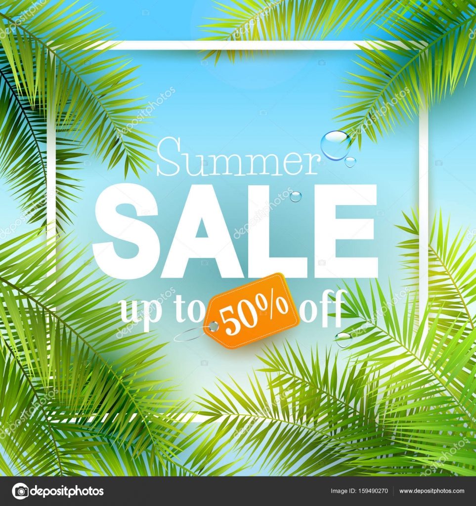 Summer sale background Stock Vector Image by ©kaktus2536 #159490270