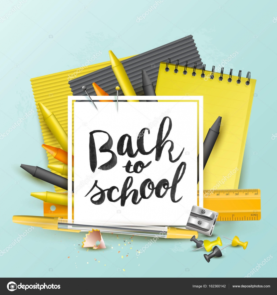 Back to school design template Stock Vector Image by ©kaktus2536 #162360142