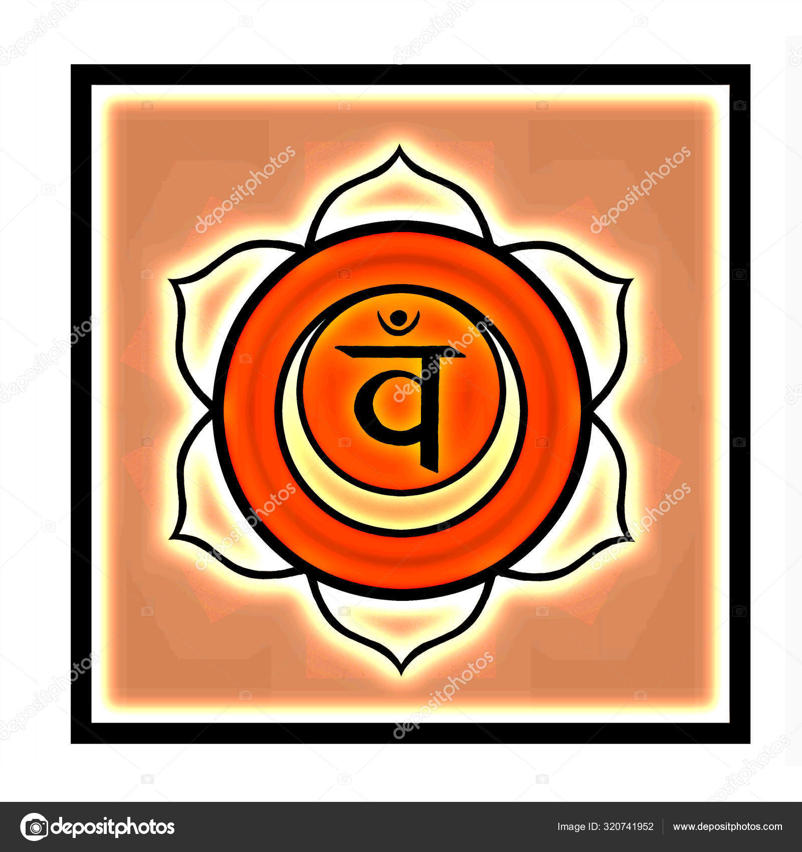 Sacral Chakra Symbol Color Svadhisthana Stock Photo by ©UniversalTouch ...