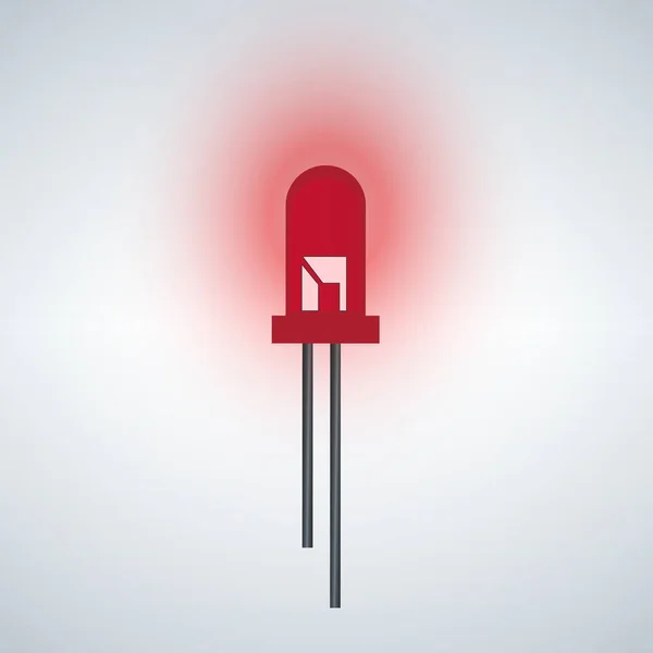 Czerwona dioda Vector Images | Depositphotos