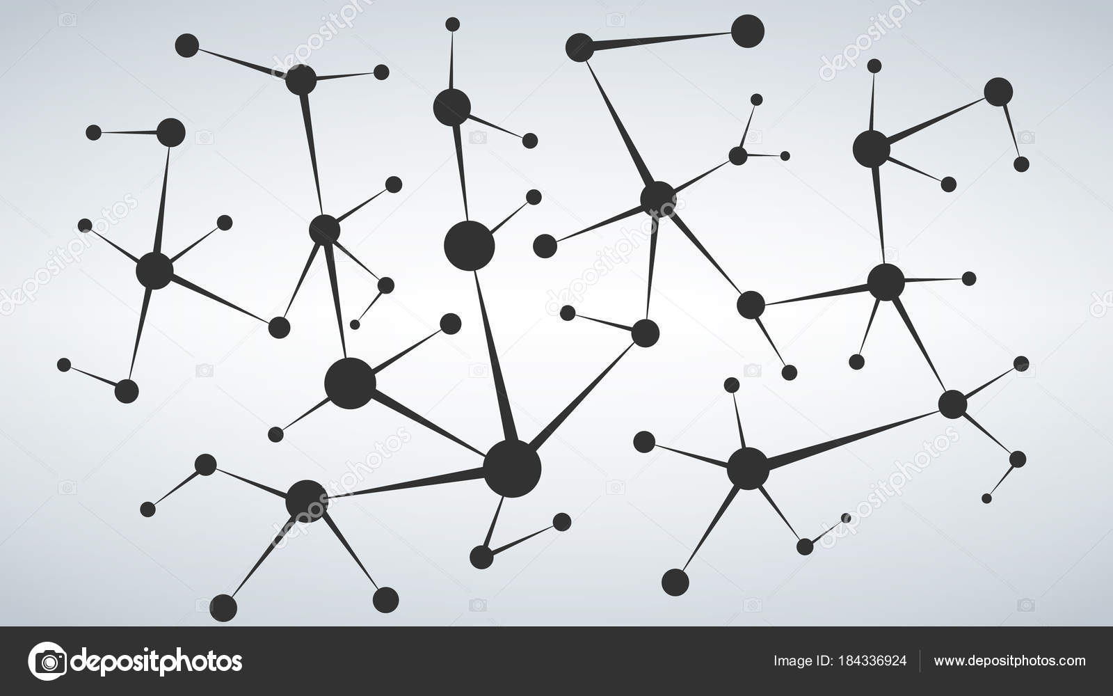 Vector Network And Connection Background For Your Presentation — Stock Vector © Kyryloff 184336924
