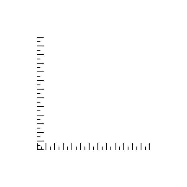 Measuring scale, markup for rulers in vertical position. Vector ...