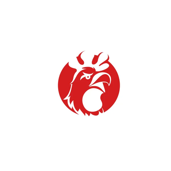 Minimal logo of chicken vector illustration. Stock Vector Image by ...