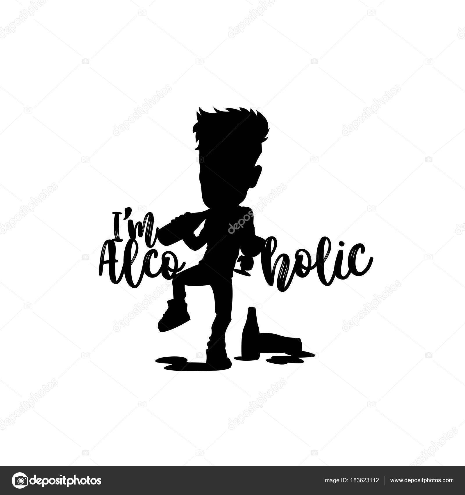 Drinking alcoholic logo vector illustration. Stock Vector Image by ...