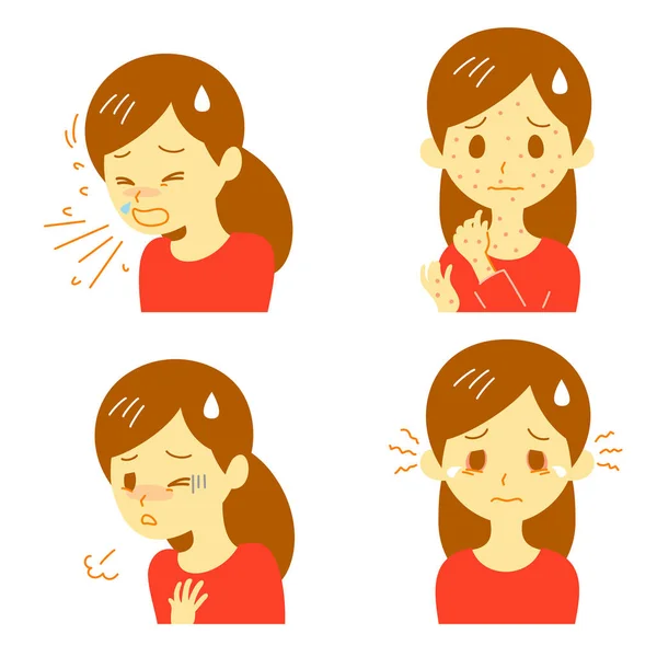 Allergic reaction Vector Art Stock Images | Depositphotos