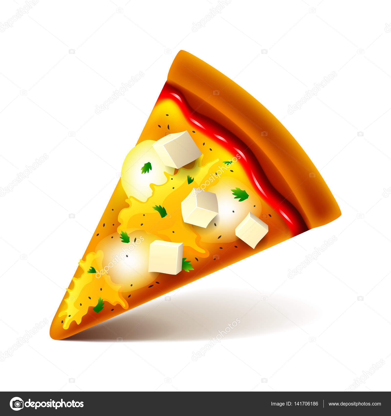 Cheese Pizza Drawing