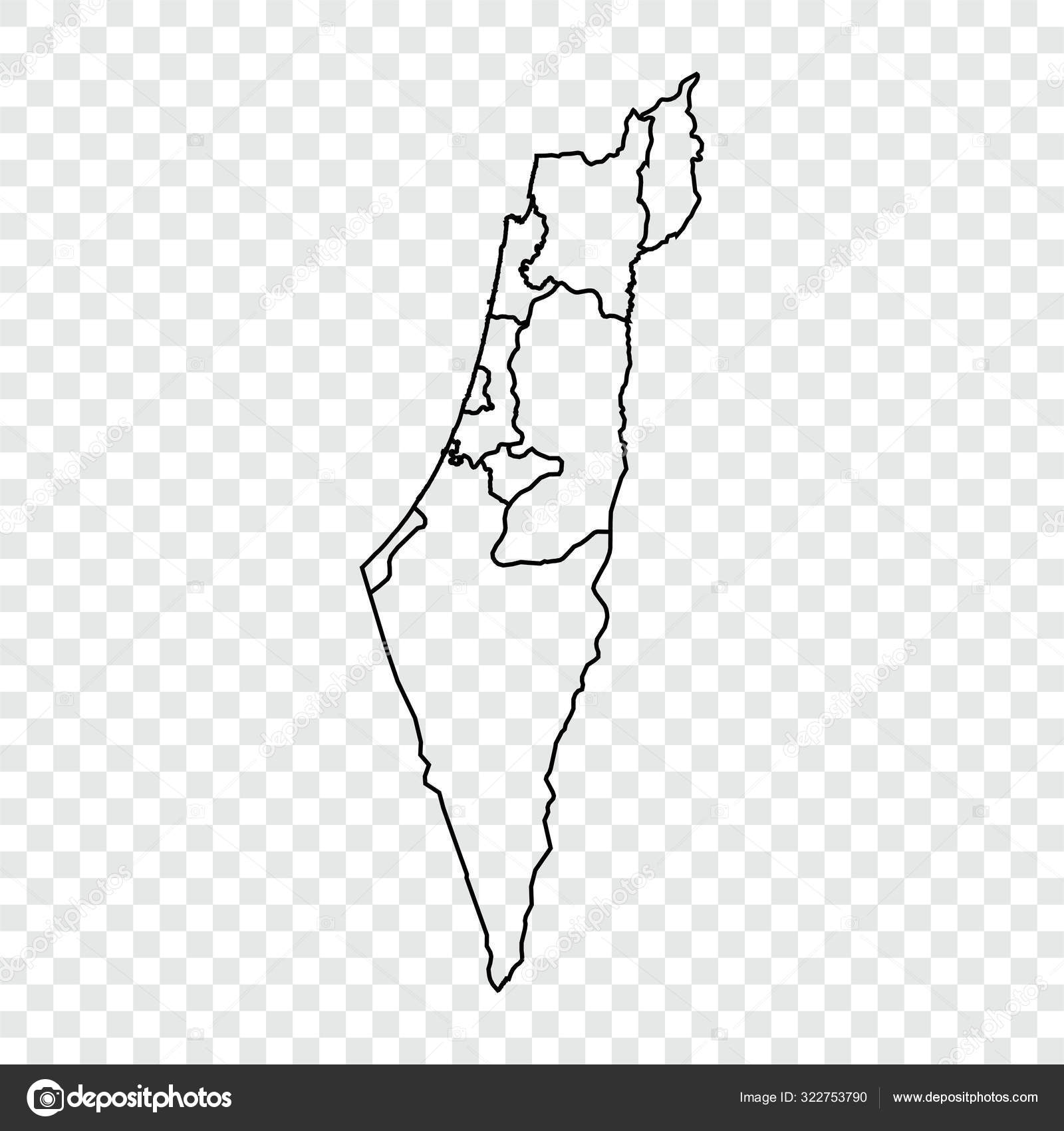 Blank Holy Land Map