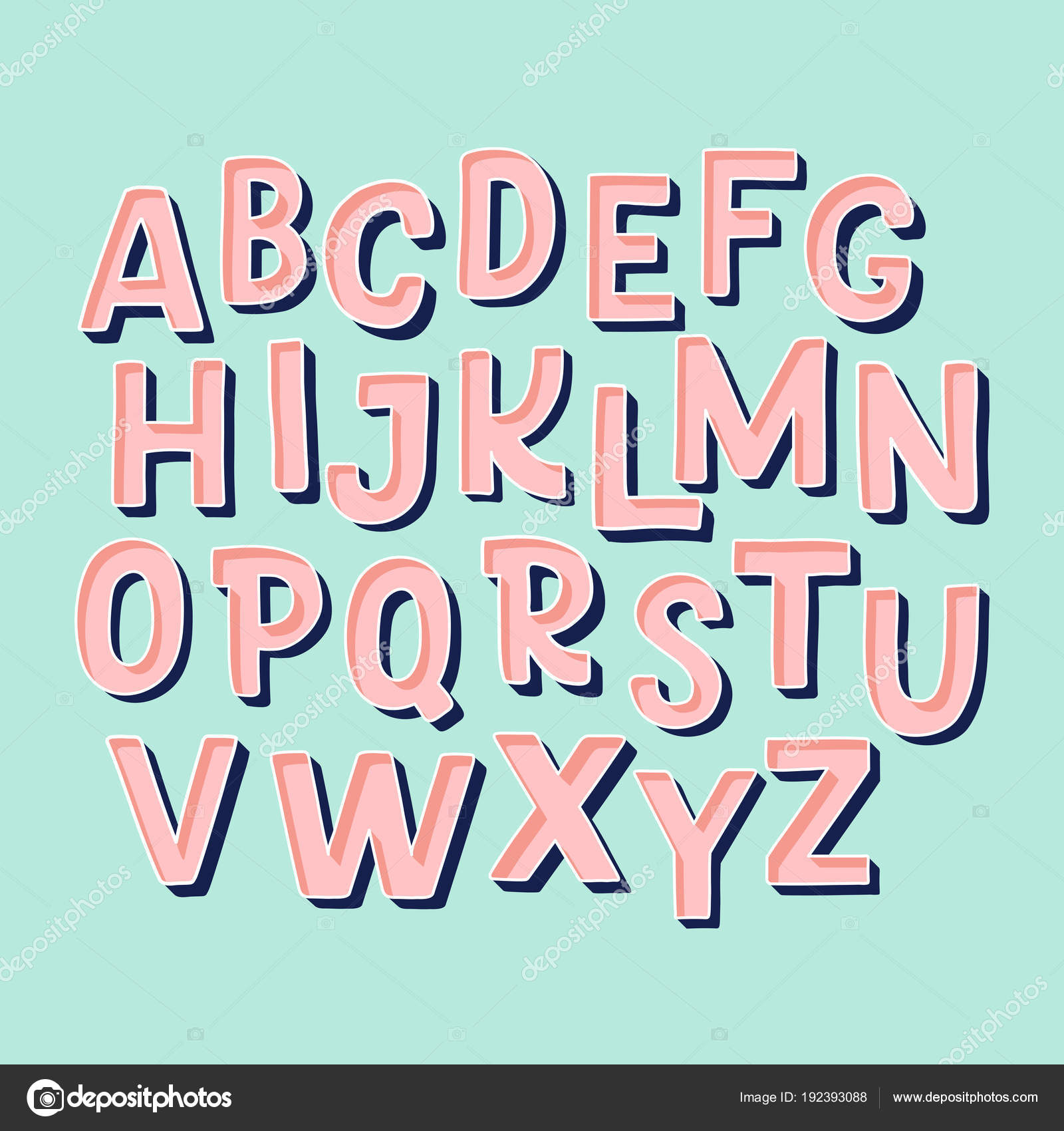 Pretty Pink Letter A