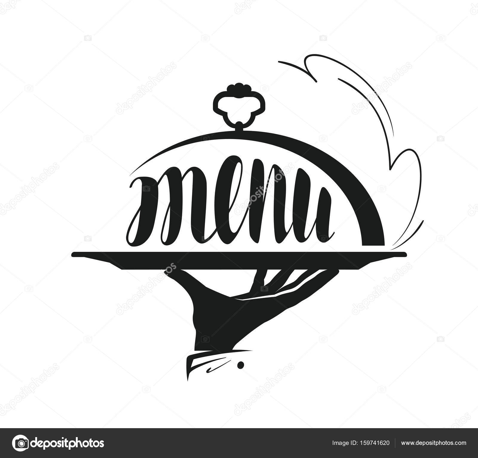 Food service, catering logo. Icon for design menu restaurant or cafe ...