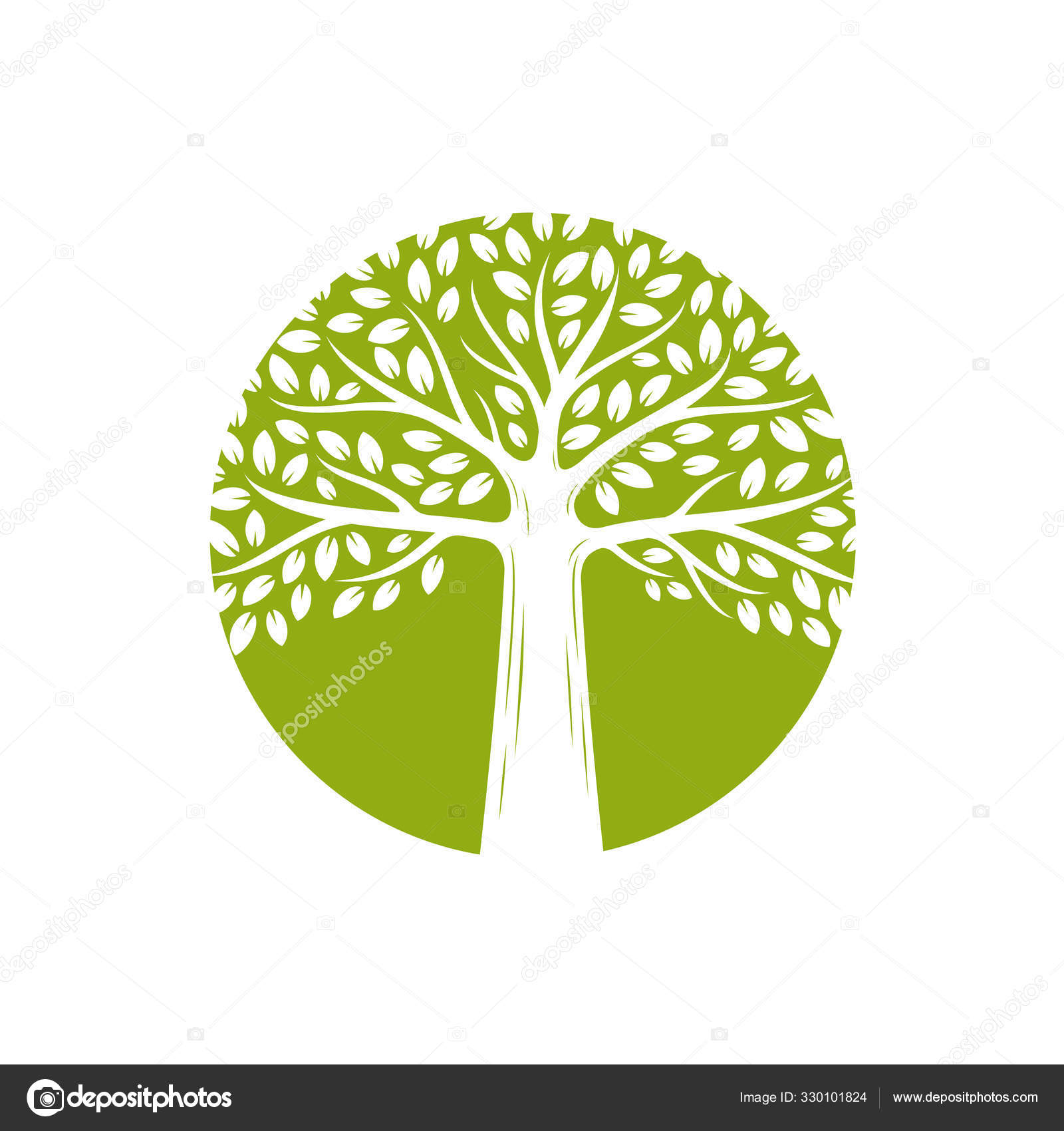 Tree logo. Environment, ecology, nature vector illustration Stock ...