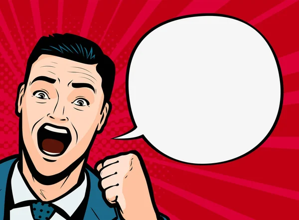 Krzyk człowieka Vector Art Stock Images | Depositphotos