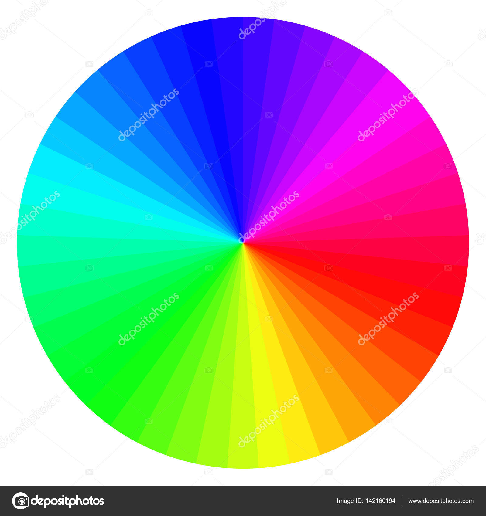 Color wheel with different colors Stock Vector by ©opicobello 142160194