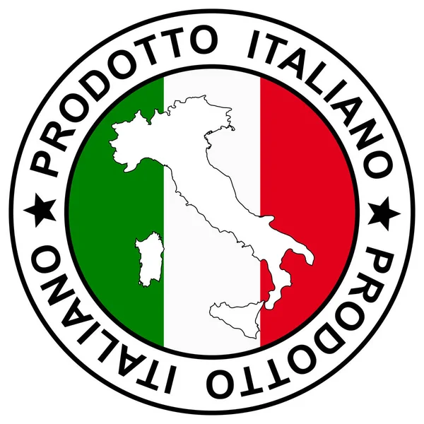 Made in Italy. Prodotto in Italia. Label product. — Stock Vector ...