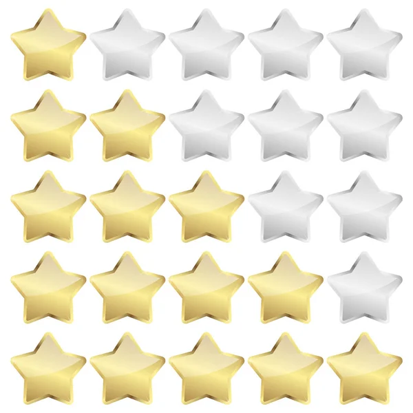 100,000 Stars review Vector Images | Depositphotos