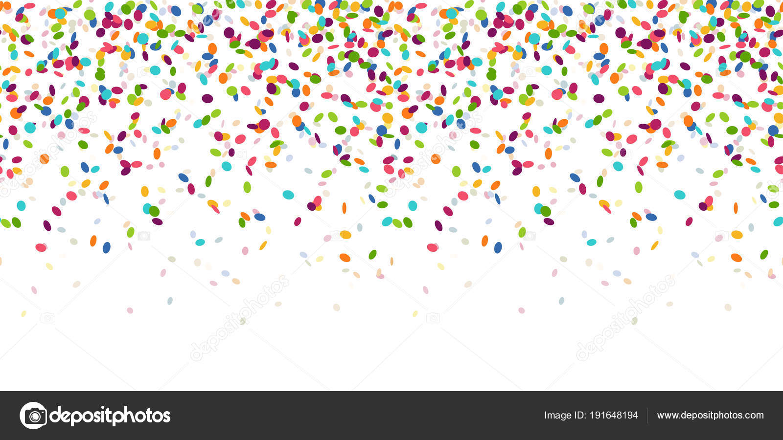 Seamless colored confetti background Stock Vector Image by ©opicobello ...